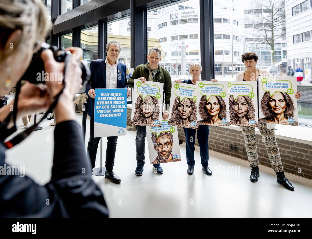 THE HAGUE - The presentation of an FNV report on inappropriate behavior ...