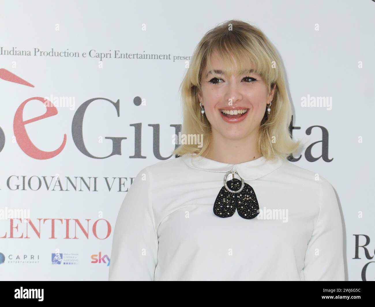 Rome, Italy. 13th Feb, 2024. Rome, Le Meridien hotel, photocall for the ...