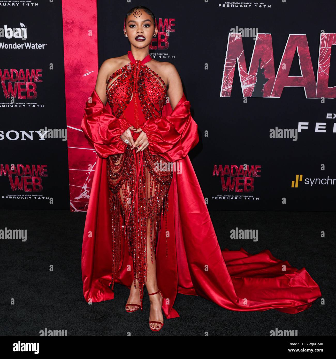 WESTWOOD, LOS ANGELES, CALIFORNIA, USA - FEBRUARY 12: Celeste O'Connor ...