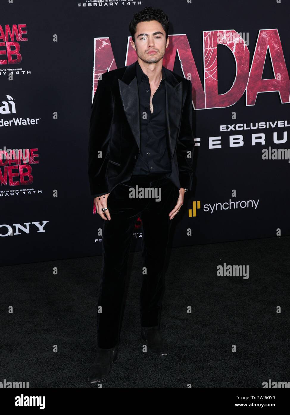 WESTWOOD, LOS ANGELES, CALIFORNIA, USA - FEBRUARY 12: Darren Barnet ...