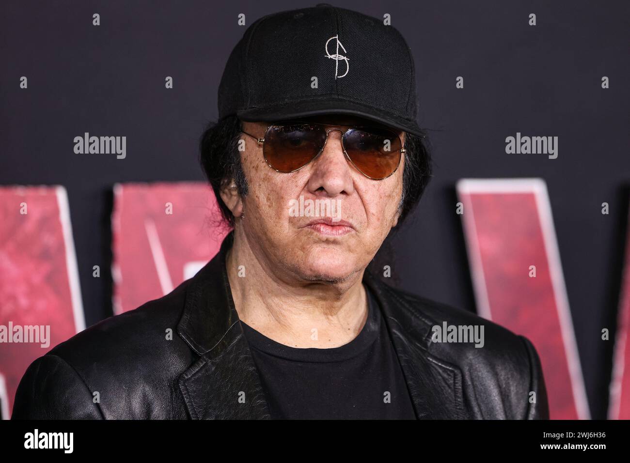 WESTWOOD, LOS ANGELES, CALIFORNIA, USA - FEBRUARY 12: Gene Simmons ...