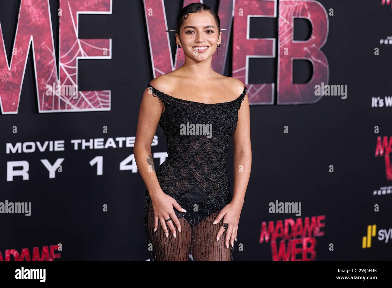 WESTWOOD, LOS ANGELES, CALIFORNIA, USA - FEBRUARY 12: Isabela Moner ...