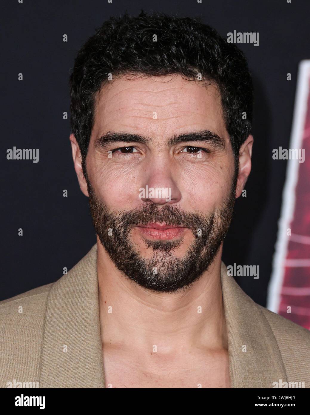 WESTWOOD, LOS ANGELES, CALIFORNIA, USA - FEBRUARY 12: Tahar Rahim ...