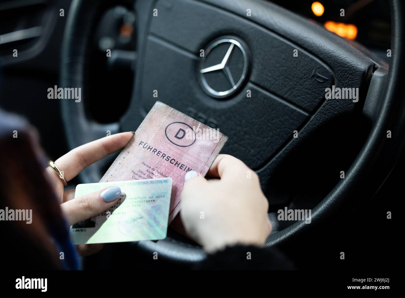 Old and new drivers license hi-res stock photography and images - Alamy