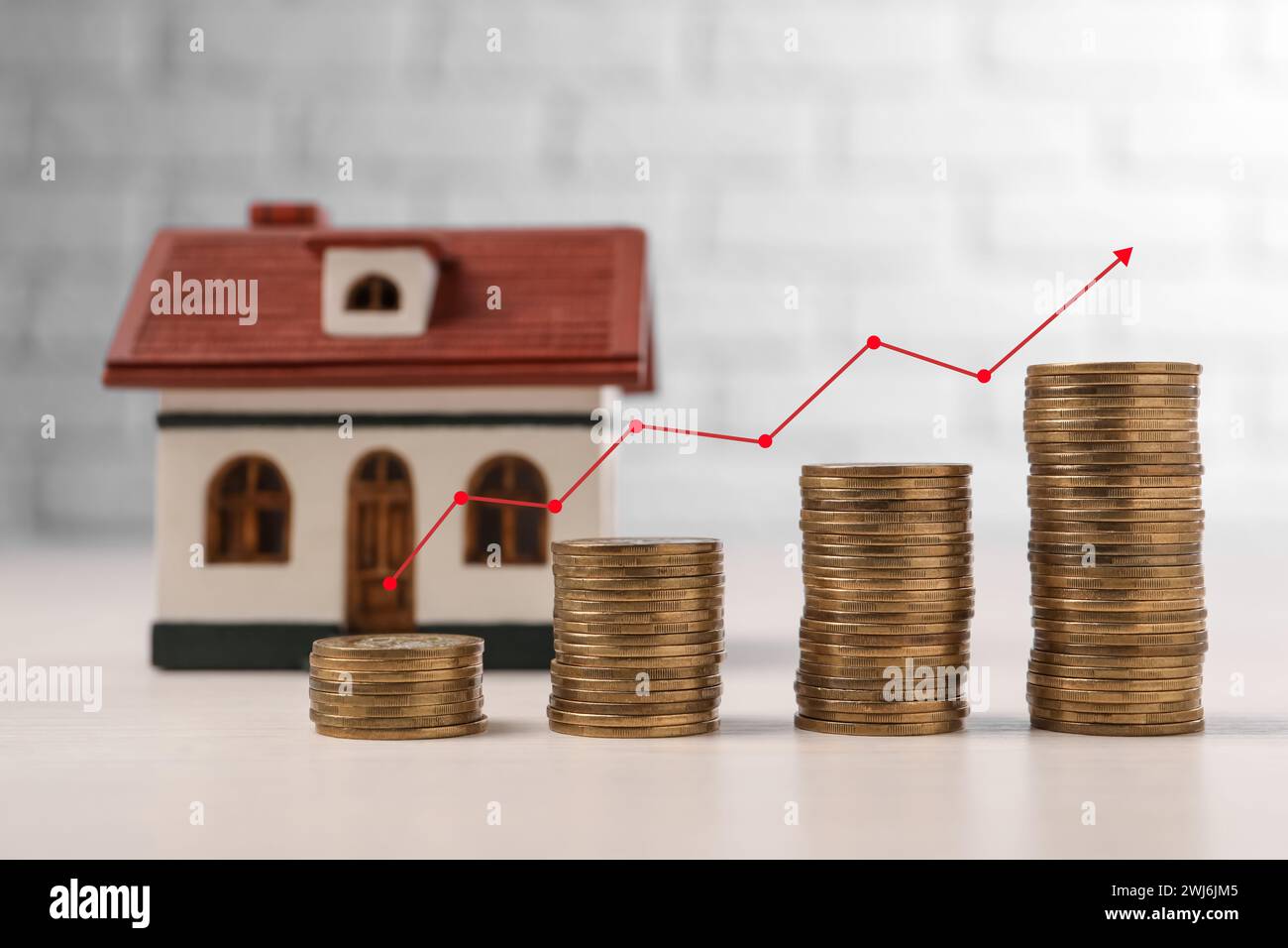 Mortgage rate graph hi-res stock photography and images - Alamy