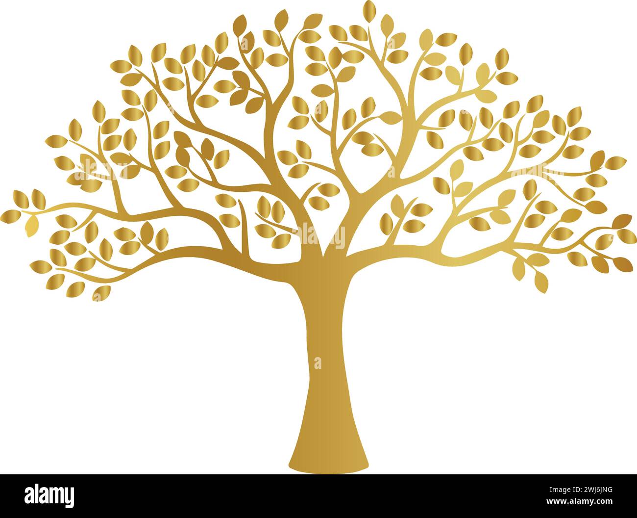 Golden foliage Stock Vector Images - Alamy