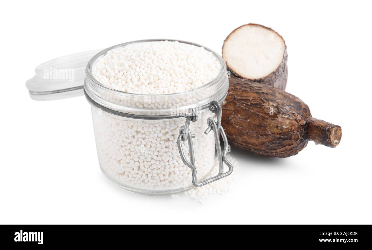 Tapioca roots Cut Out Stock Images & Pictures - Alamy
