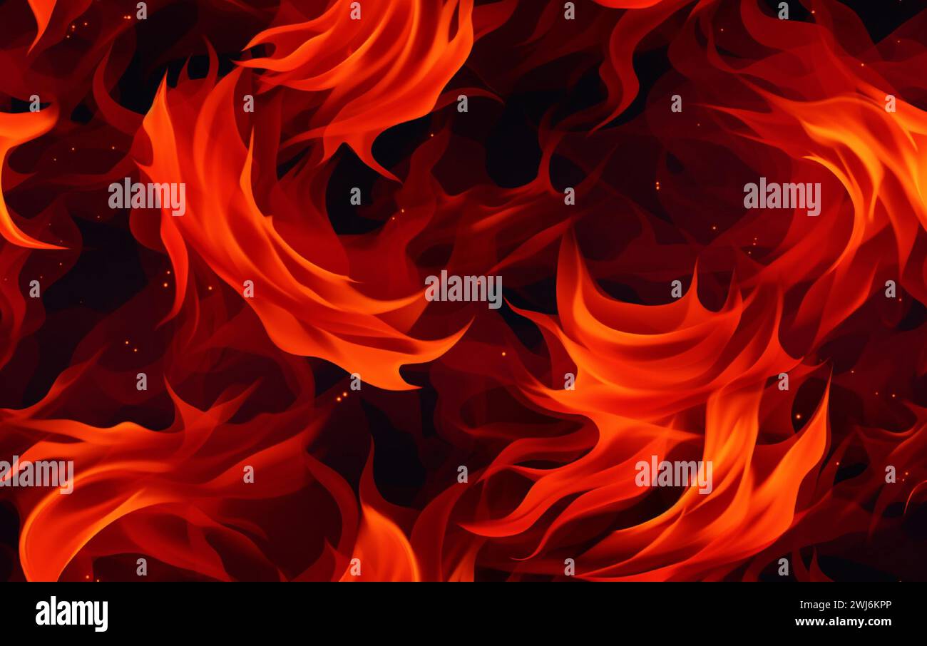 Abstract Seamless structure, with fire image Fire flame background ...