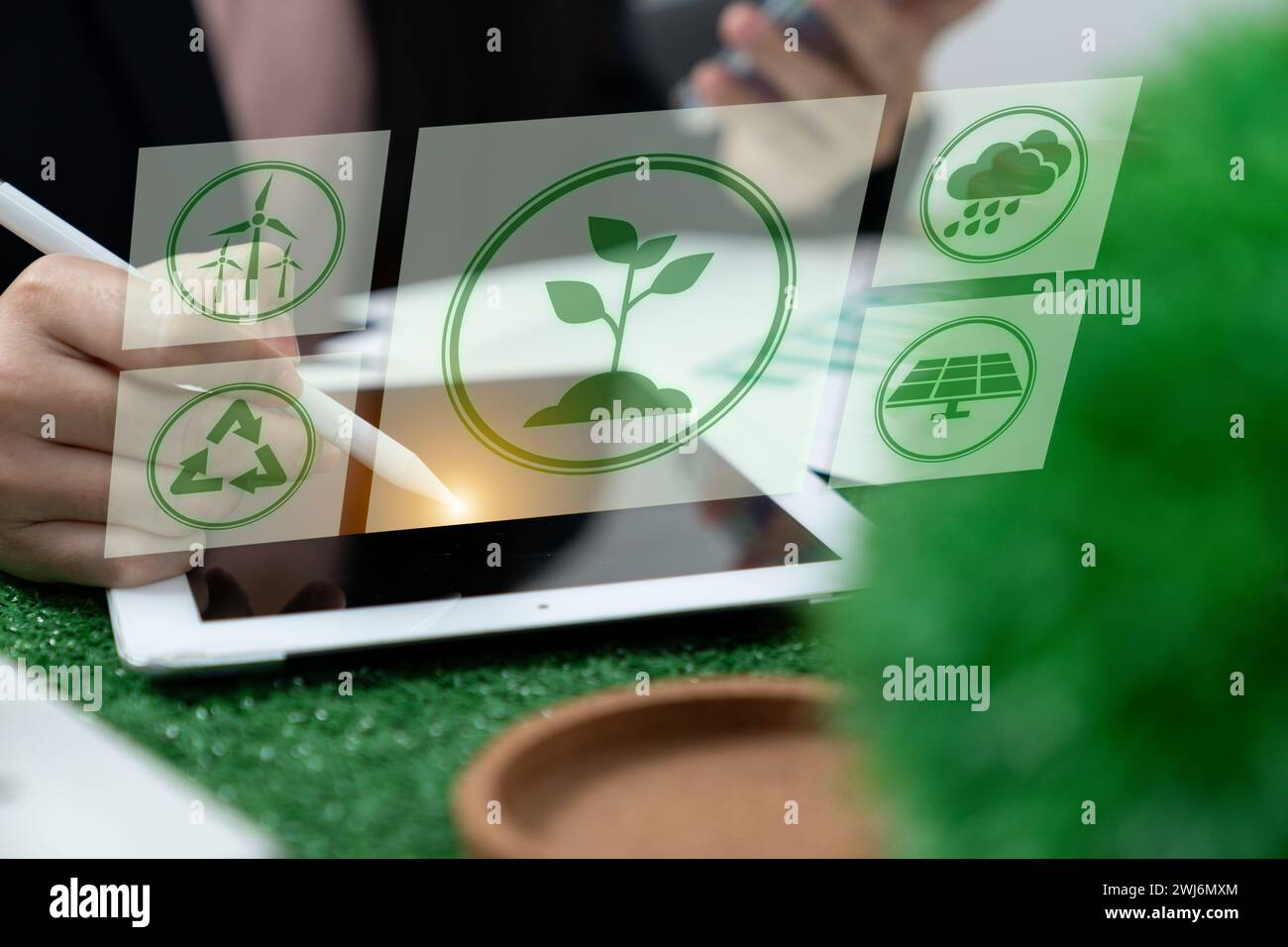 ESG environment social governance investment business concept ...