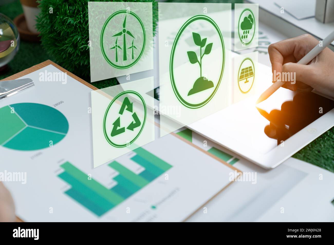 ESG environment social governance investment business concept ...