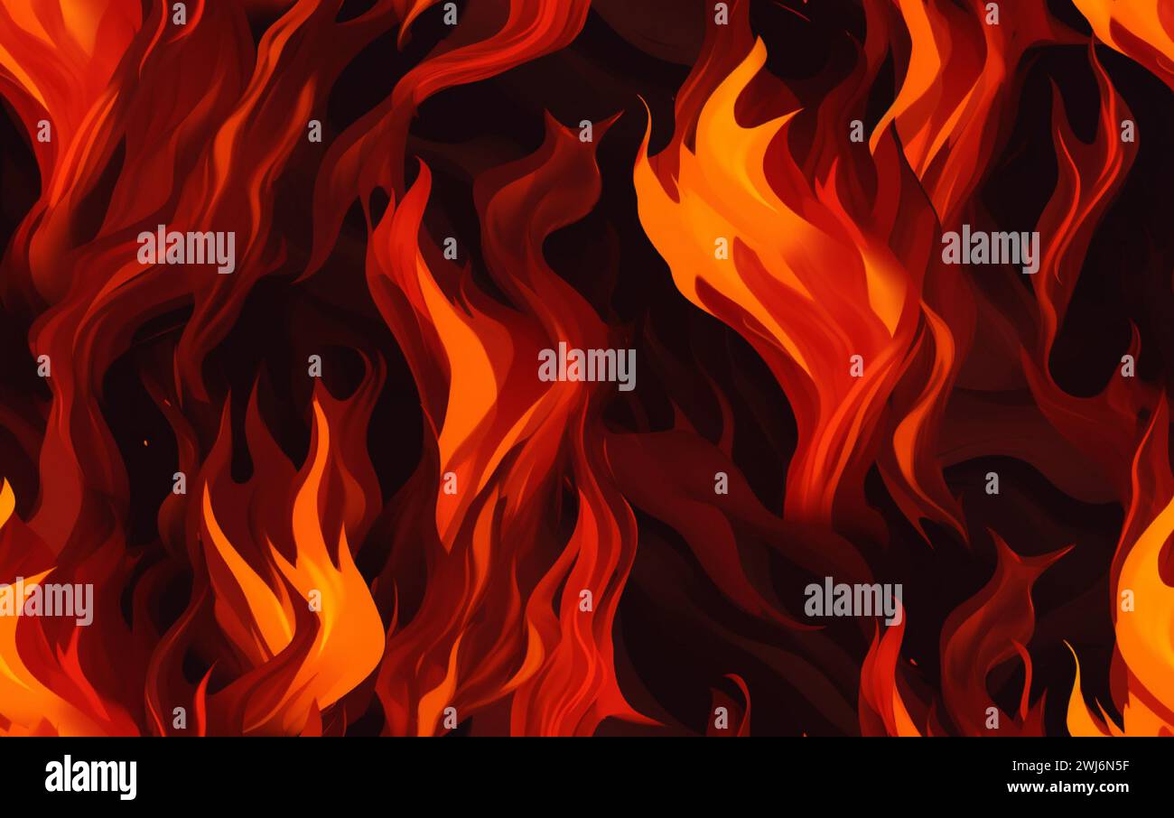 Abstract Seamless structure, with fire image Fire flame background ...