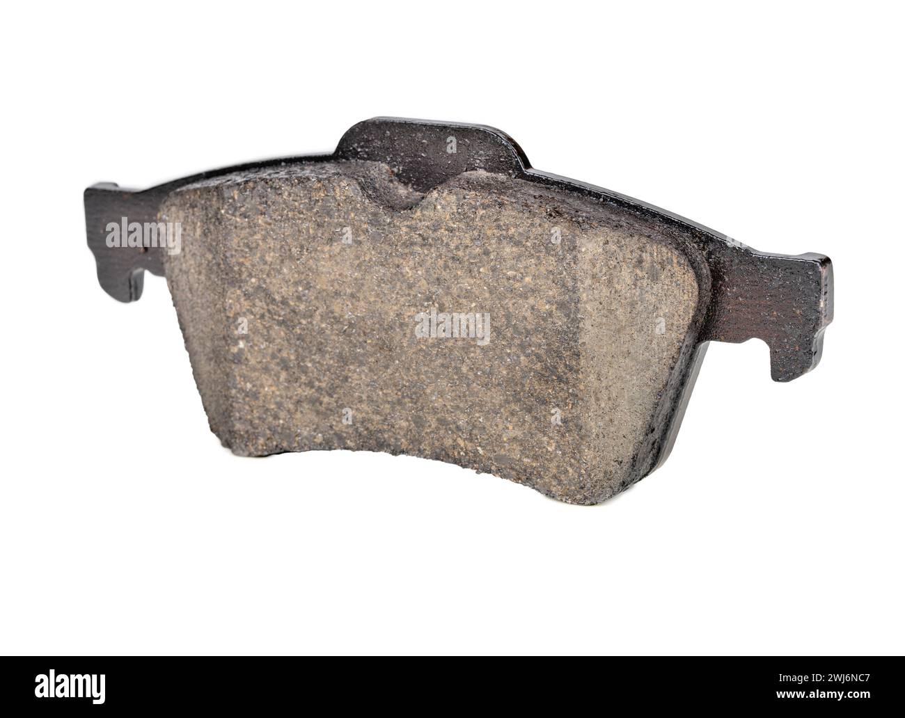 New car brake pad isolated on white background Stock Photo - Alamy