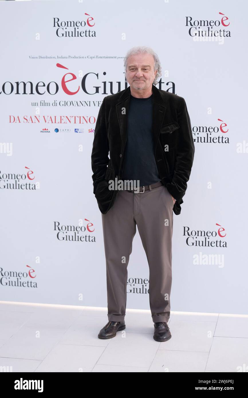 Rome, Italy, February 13, 2024 - Giovanni Veronesi attends at photocall ...