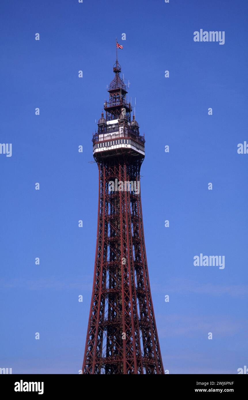 UK, Lancashire, Blackpool, the iconic Blackpool tower Stock Photo - Alamy