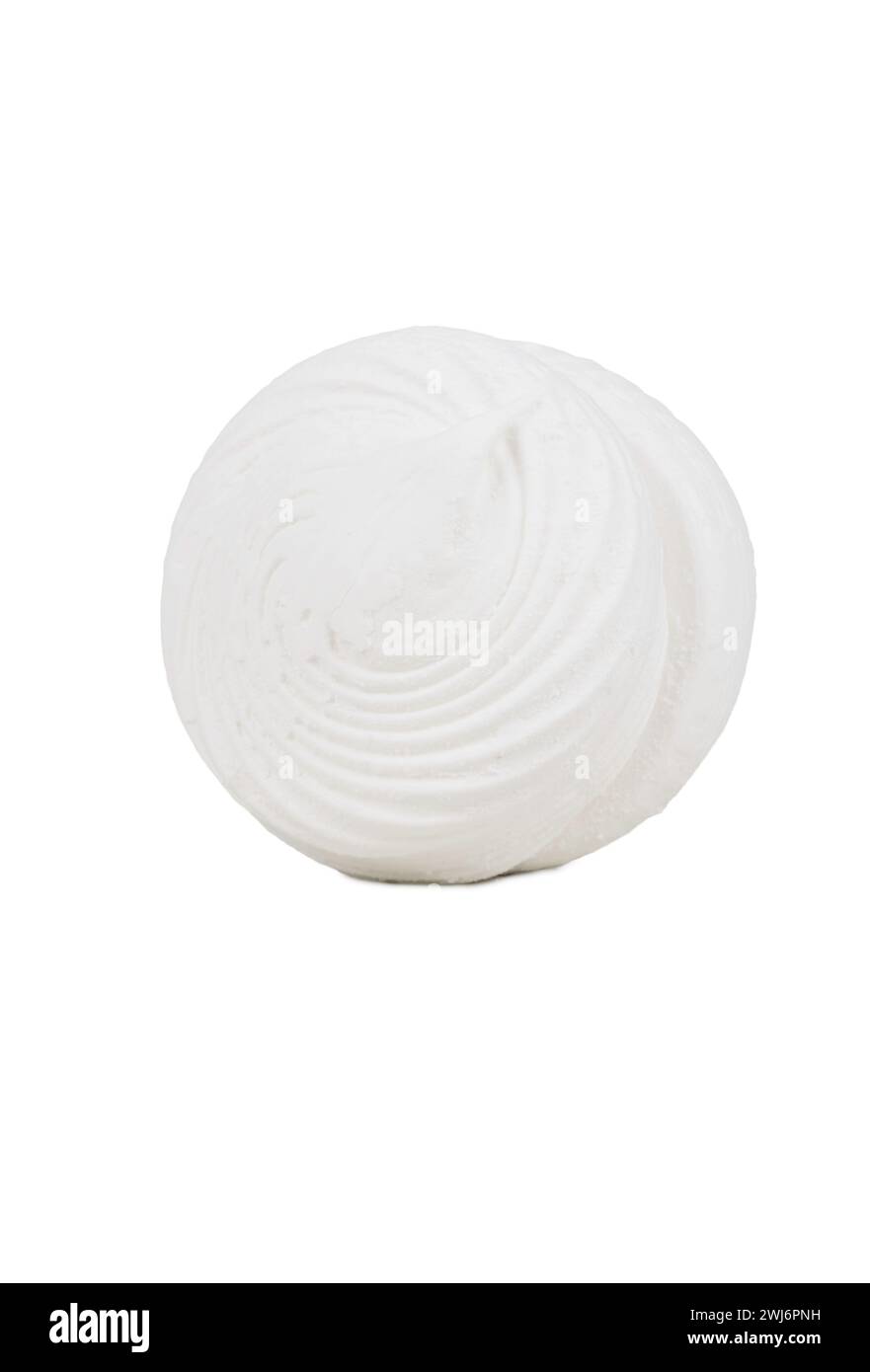 Light fluffy marshmallow isolated on white background Stock Photo - Alamy