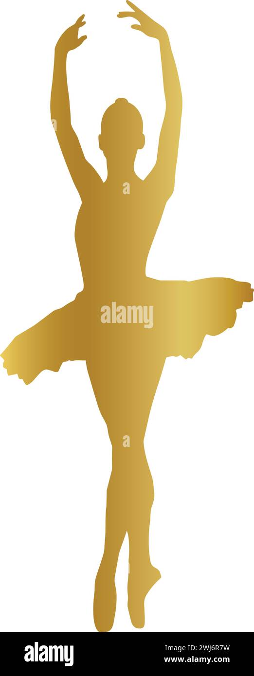 Black ballerina girl Stock Vector Images - Alamy