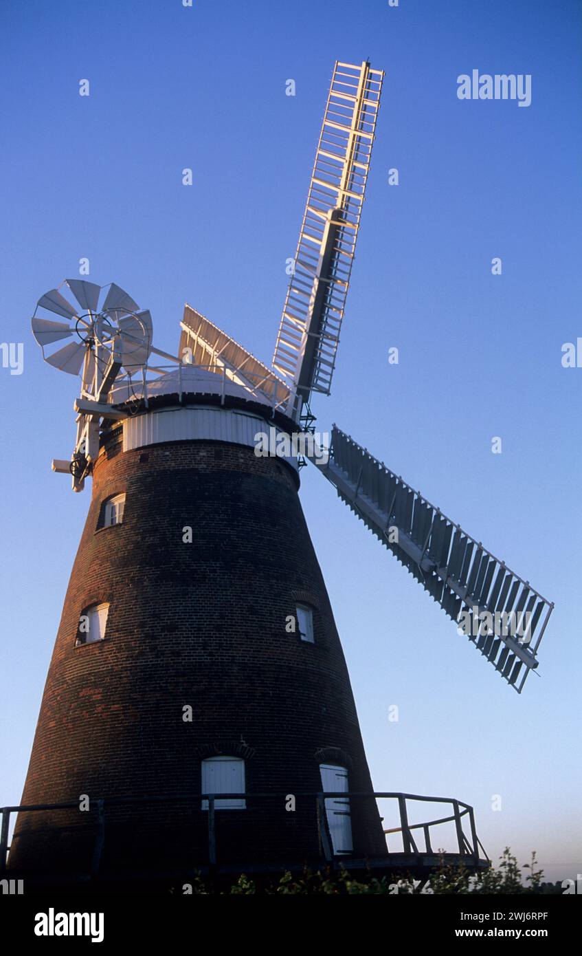 UK, Essex, Thaxted, the John Webb's Windmill, now a museum Stock Photo ...