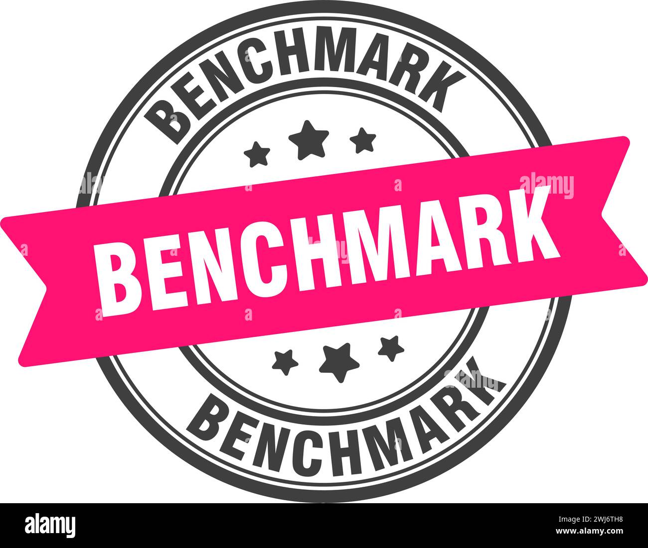 benchmark stamp. benchmark round sign. label on transparent background ...