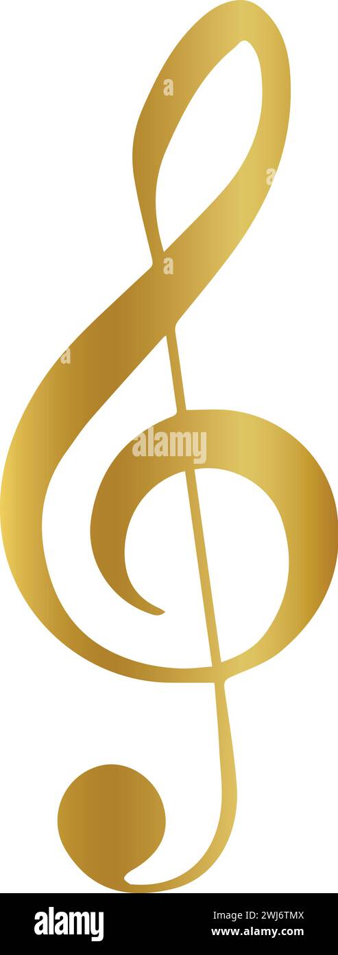 Golden violin Stock Vector Images - Alamy