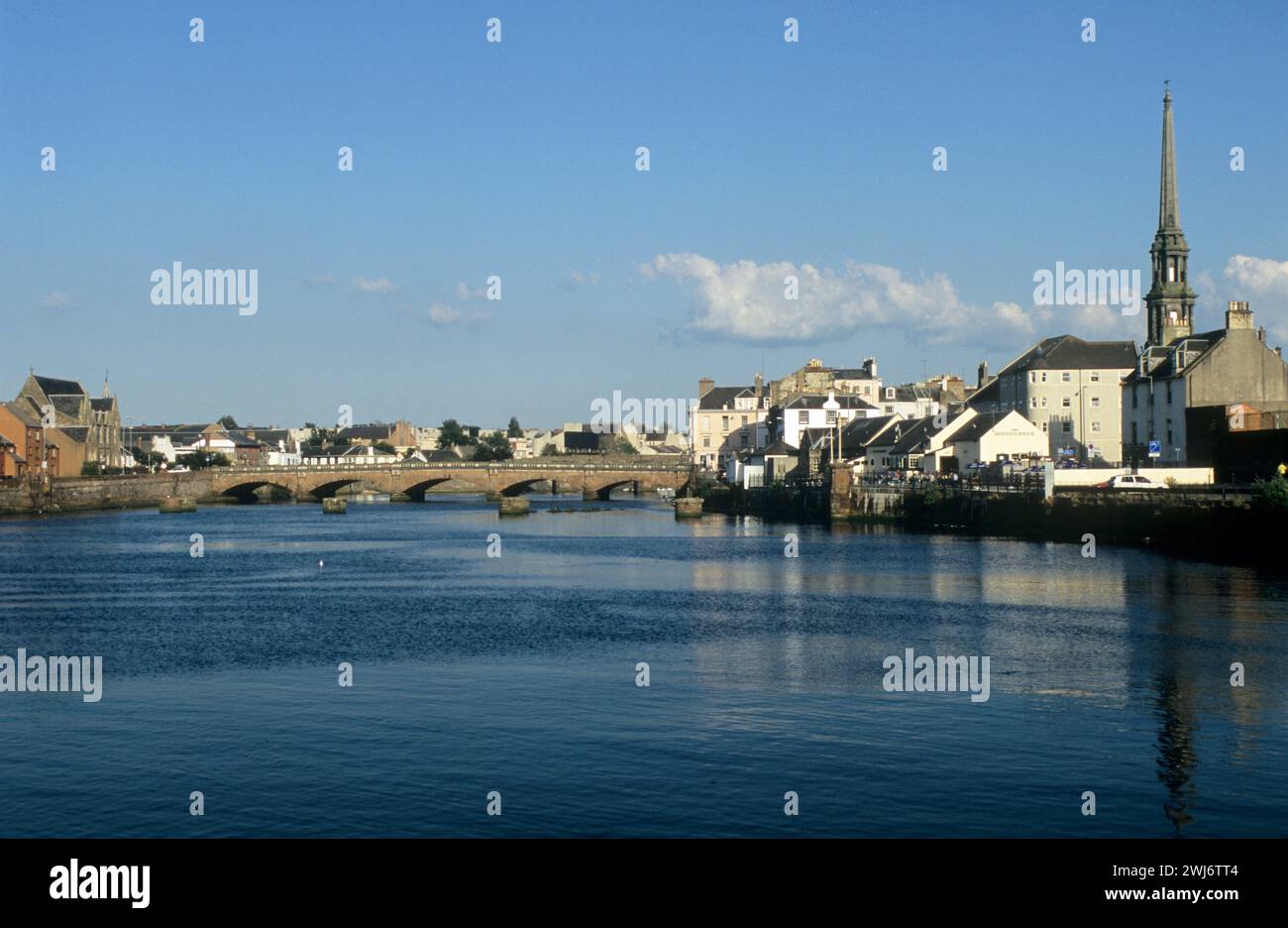 UK, Scotland, Perth and the river Tay Stock Photo - Alamy