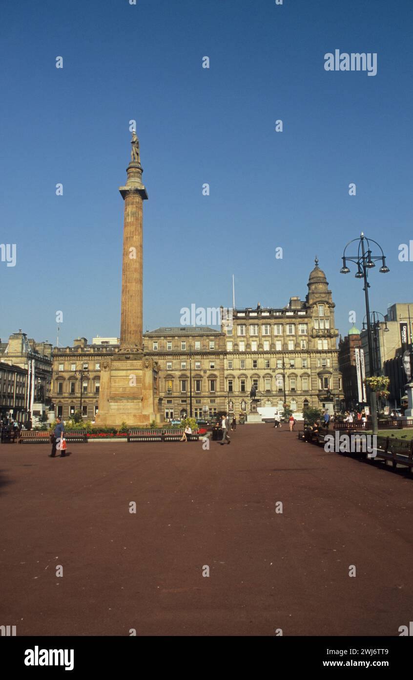 Glasgow scott monument hi-res stock photography and images - Alamy