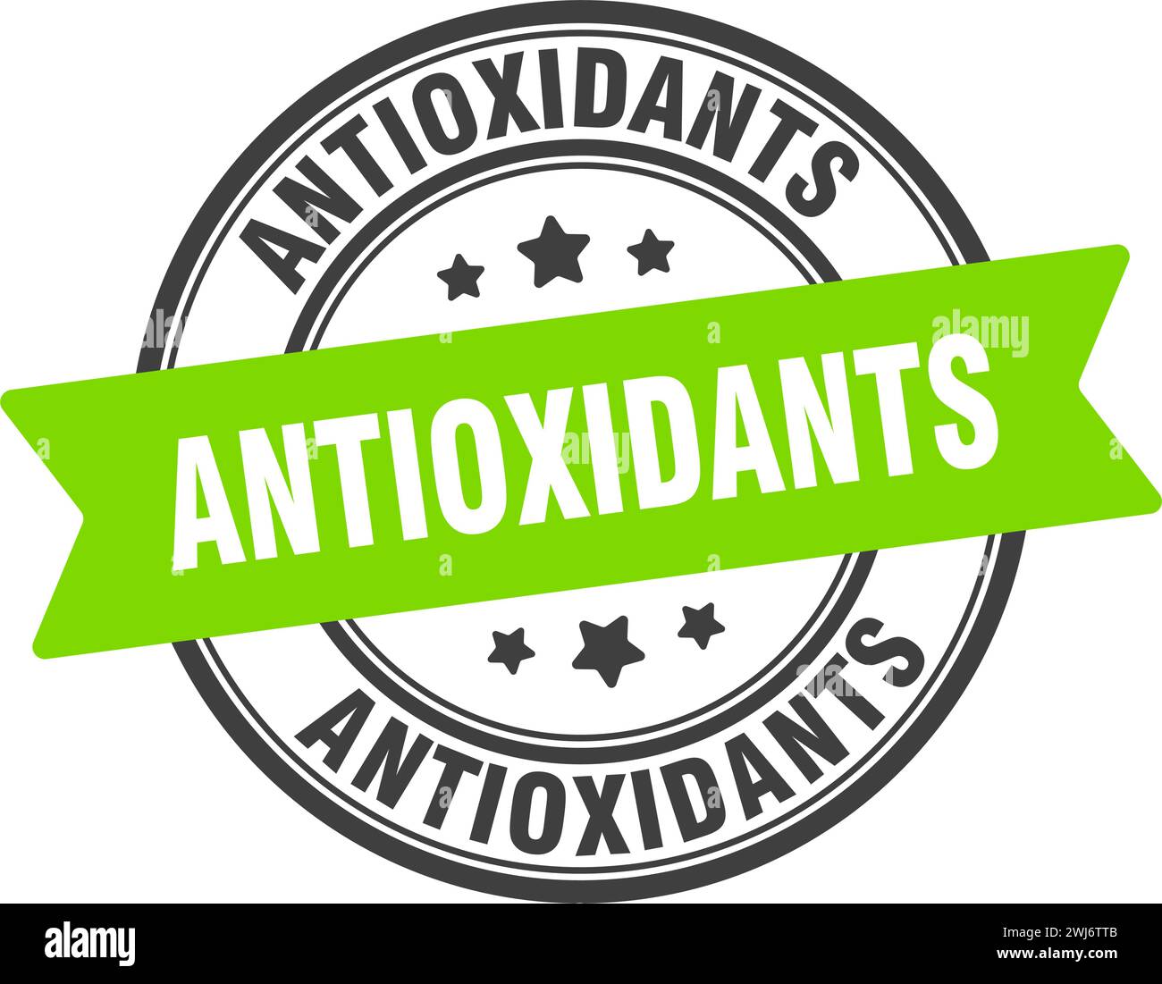 antioxidants stamp. antioxidants round sign. label on transparent ...