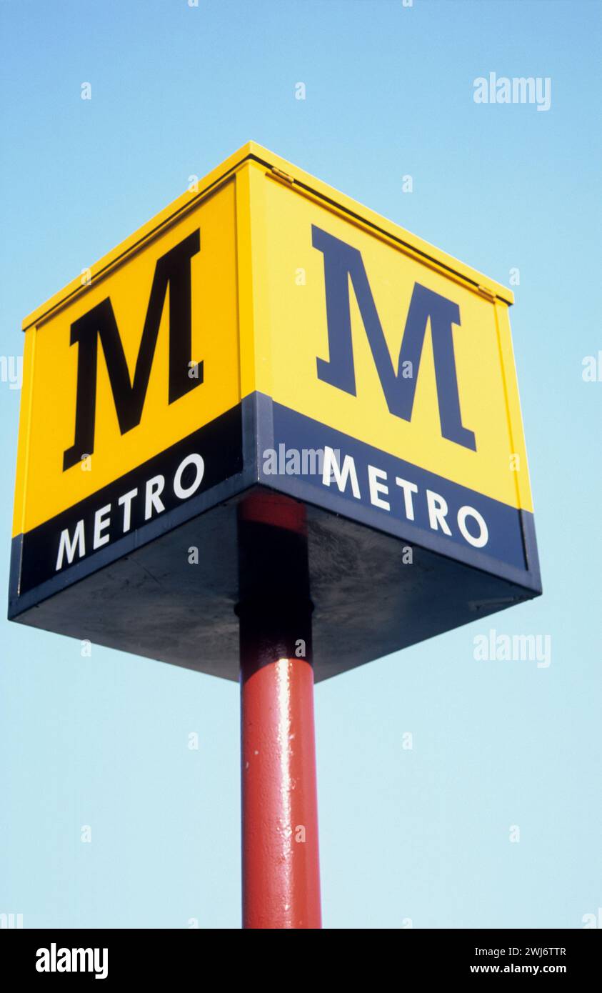 Newcastle metro sign hi-res stock photography and images - Alamy