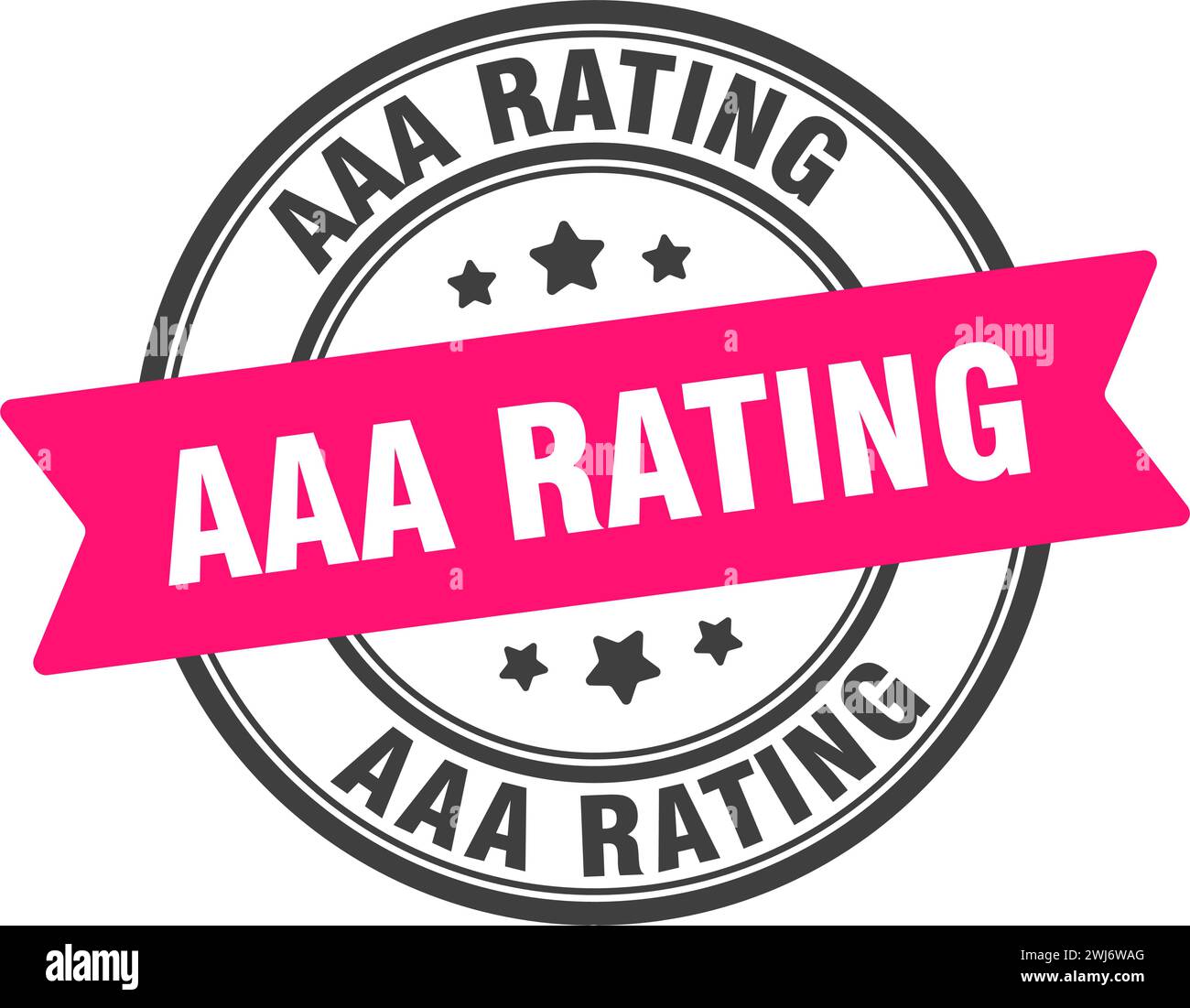 aaa rating stamp. aaa rating round sign. label on transparent ...