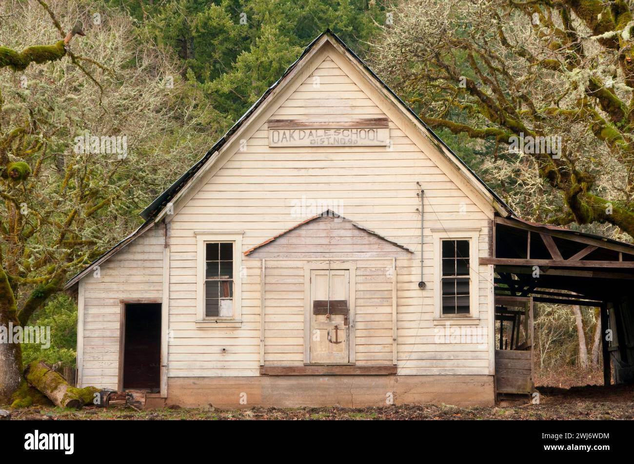 Oakdale School, Marion County, Oregon Stock Photo - Alamy
