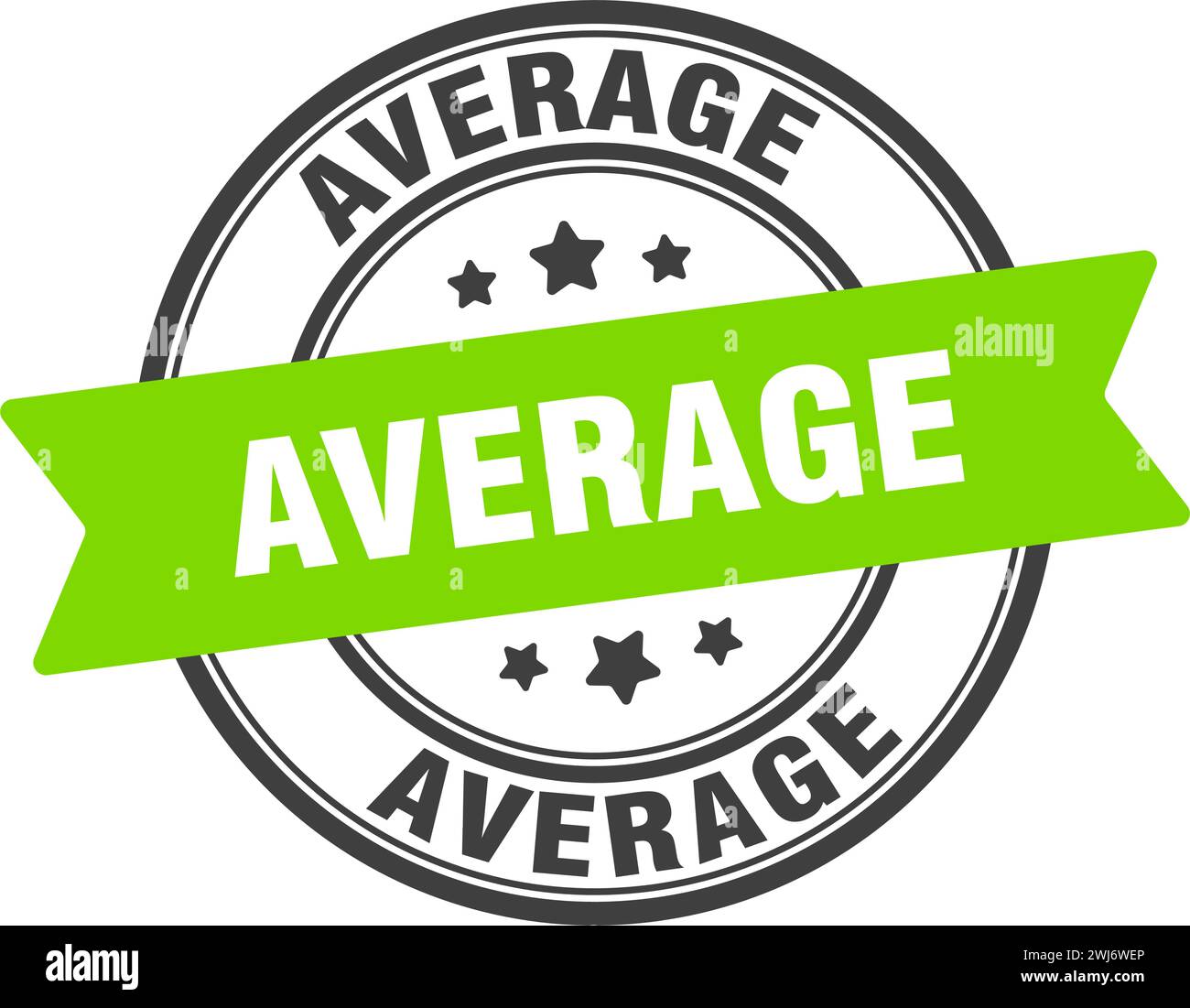 average stamp. average round sign. label on transparent background ...
