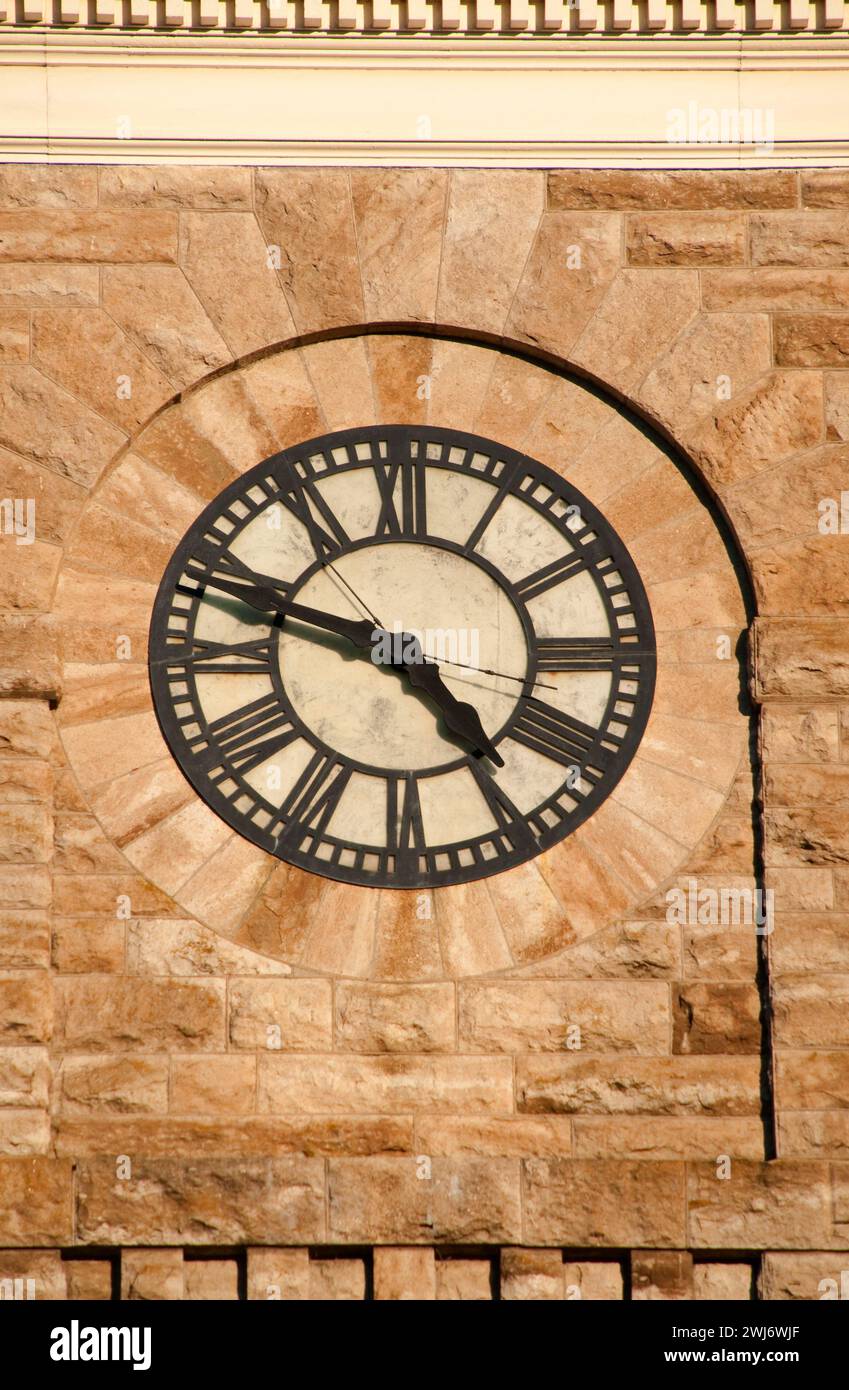 Polk County Courthouse clock tower, Dallas, Polk County, Oregon Stock ...