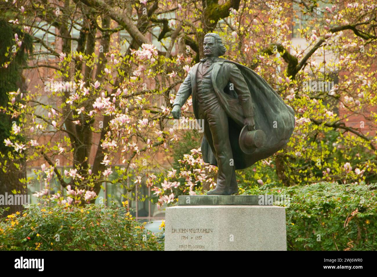 Dr. John McLoughlin statue, State Capitol State Park, Salem, Oregon ...