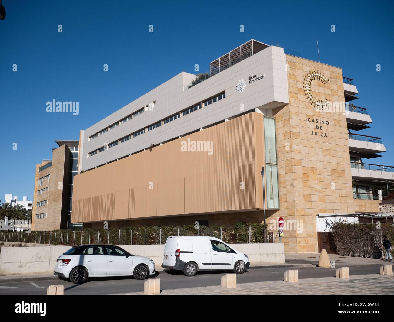 Ibiza, Spain: February 12th 2024: Ibiza Gran Hotel and Casino de Ibiza ...