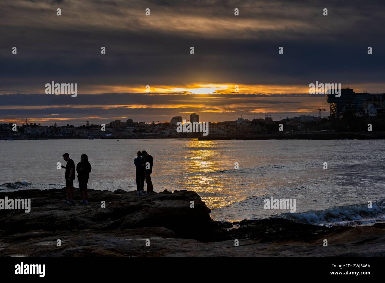 Portugal atlantic coast cascais sunset hi-res stock photography and ...