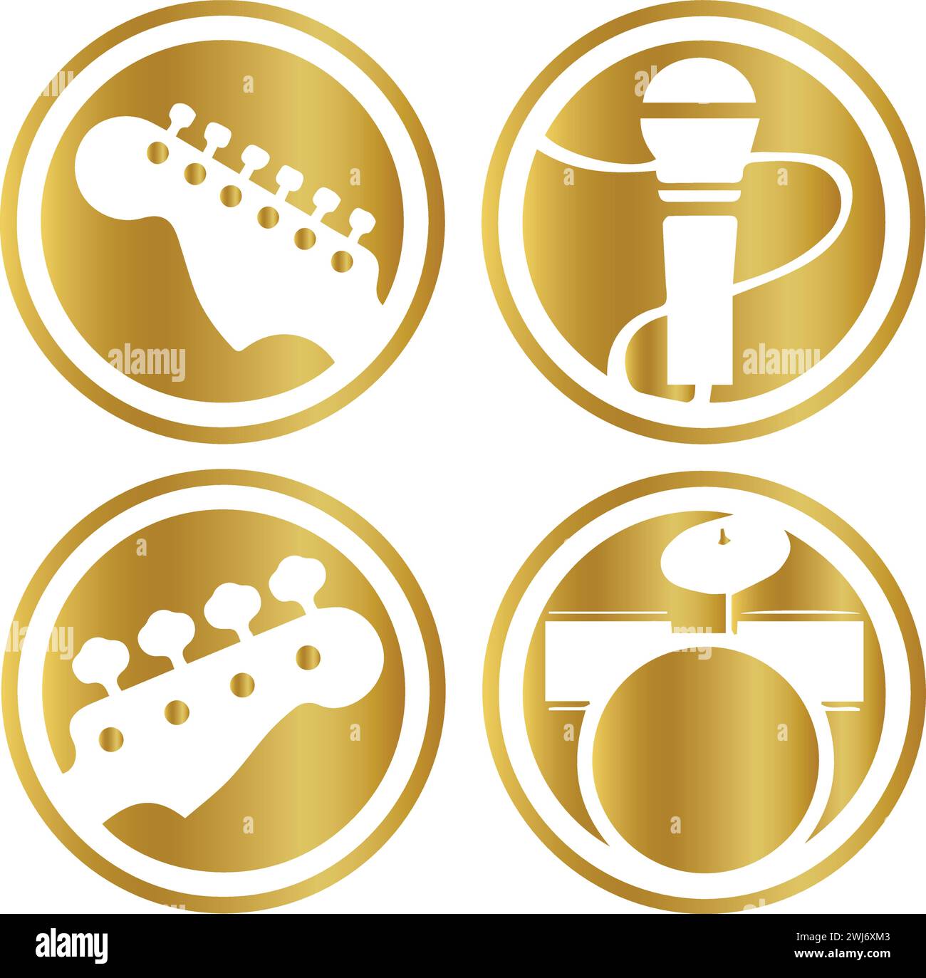 Brass instrument vector vectors Stock Vector Images - Alamy