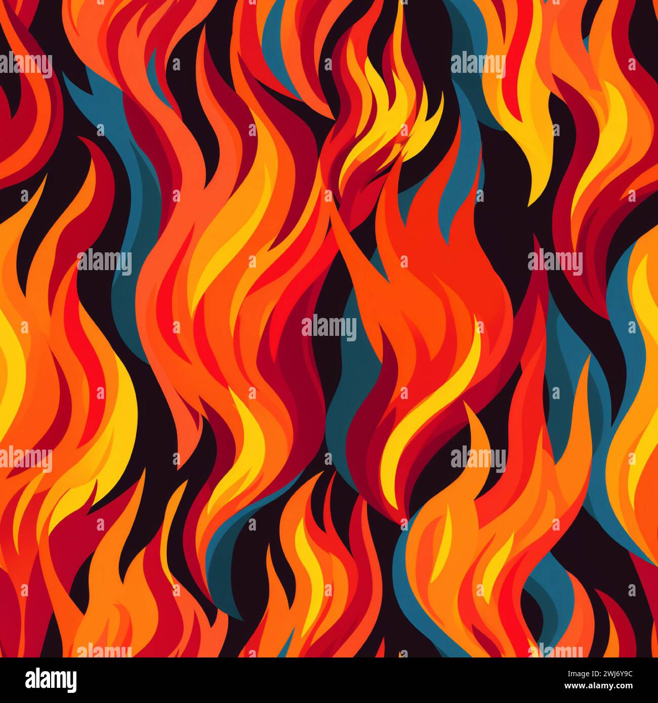 Abstract Seamless structure, with fire image Fire flame background ...