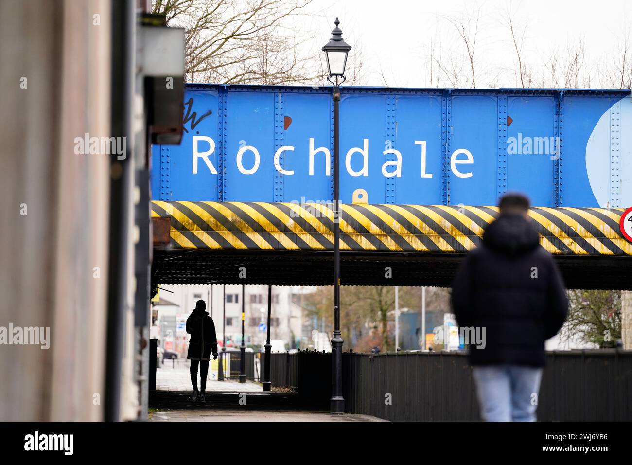 A view of Rochdale, Greater Manchester, ahead of the by-election on ...