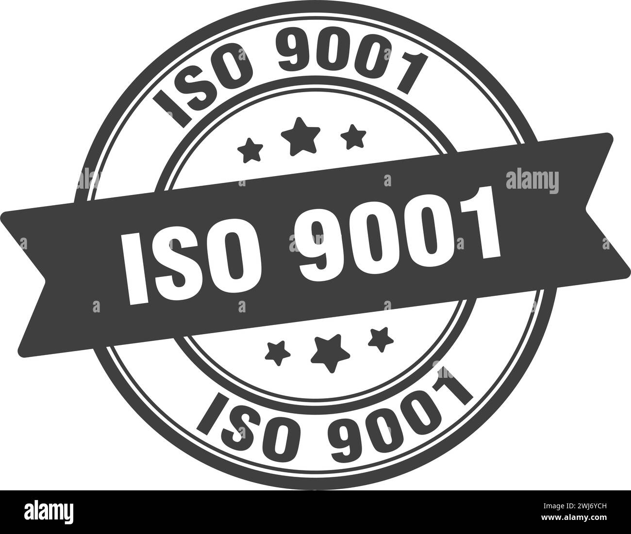 iso 9001 stamp. iso 9001 round sign. label on transparent background Stock Vector Image & Art ...