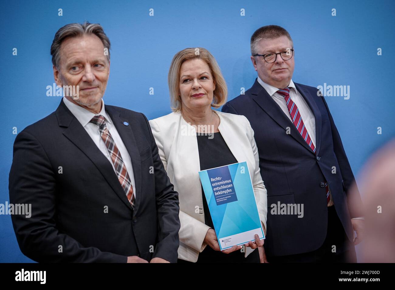 Berlin, Germany. 13th Feb, 2024. Holger Münch (l-r), President of the ...