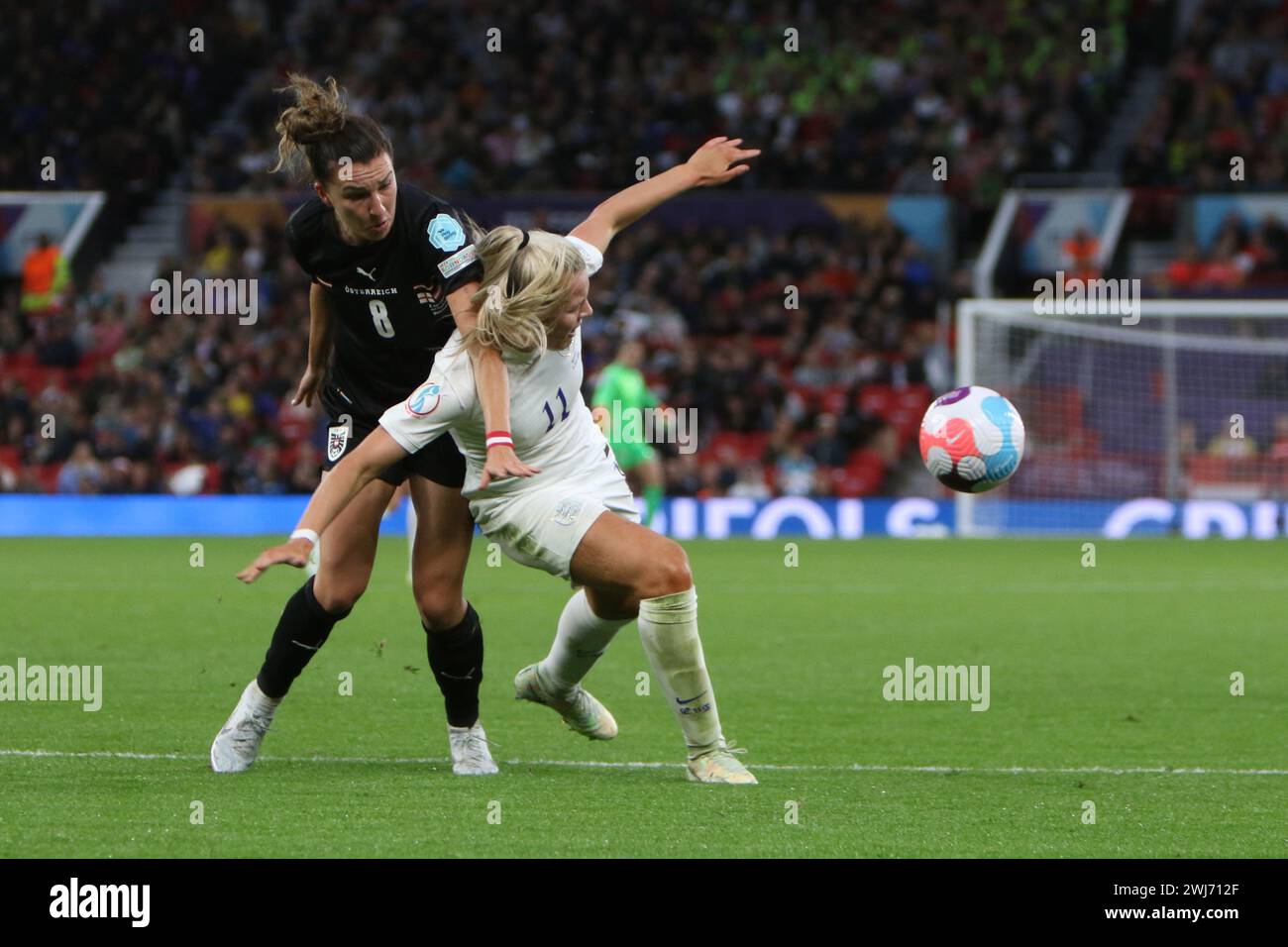 Barbara Dunst and Lauren Hemp England v Austria UEFA Womens Euro 6 July ...