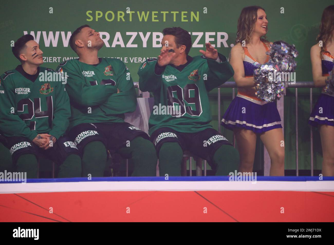 Stefan Mross bei American Ice Football - Das Event-Spektakel von RTL in der SAP Arena. Mannheim ...