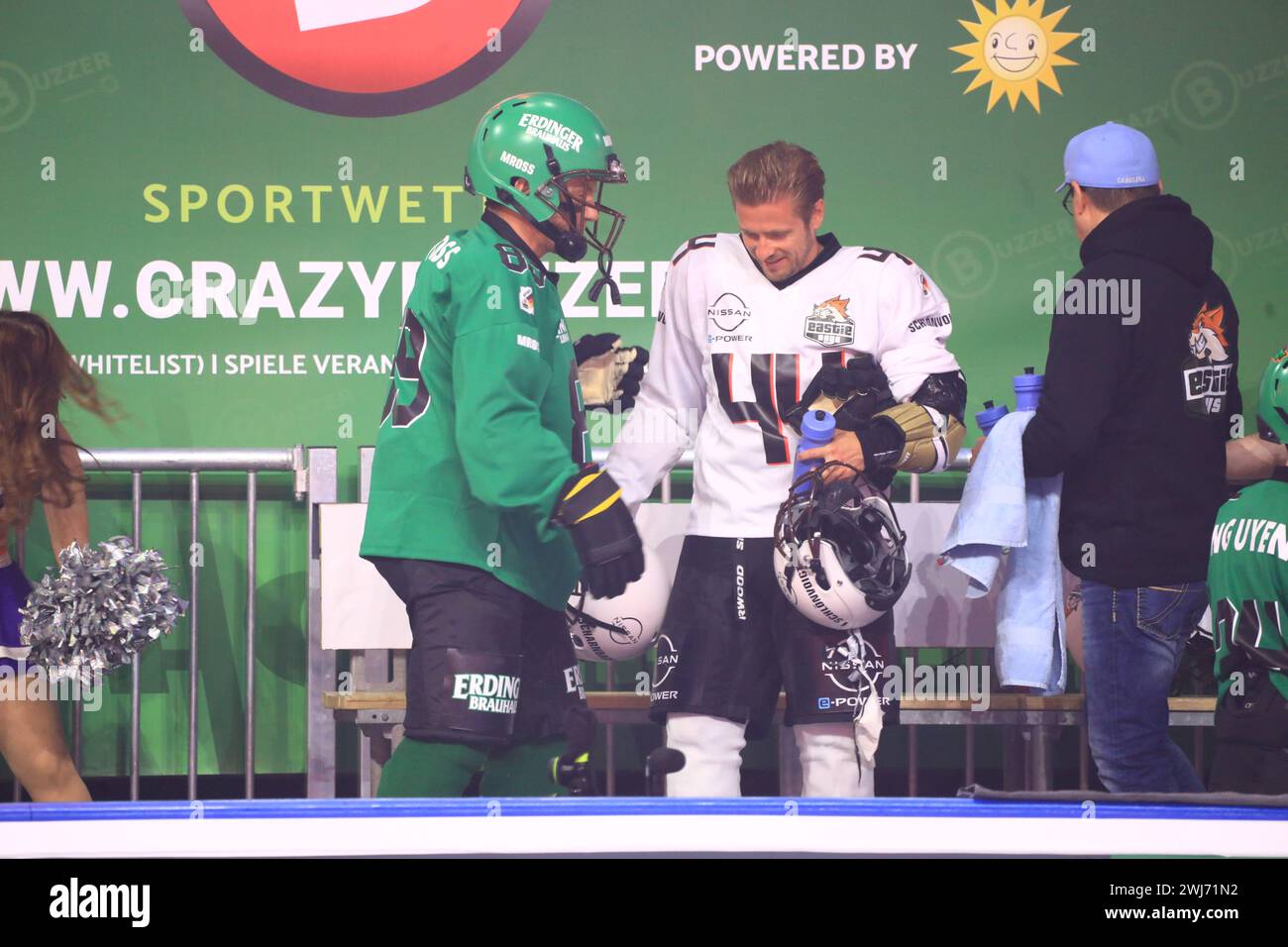 Stefan Mross bei American Ice Football - Das Event-Spektakel von RTL in der SAP Arena. Mannheim ...
