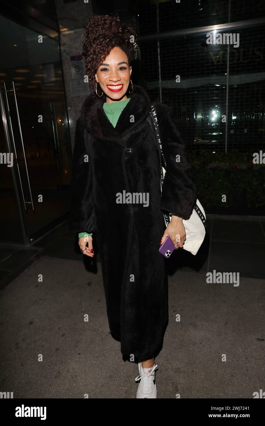 Michelle Ackerley attends TV Choice Awards at London Hilton Hotel. NO ...