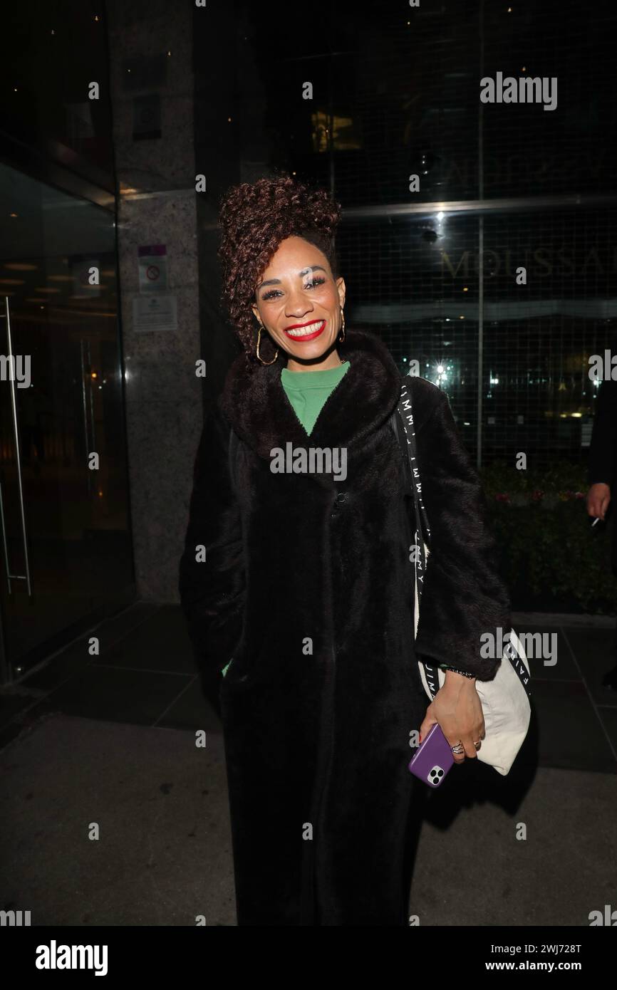 Michelle Ackerley attends TV Choice Awards at London Hilton Hotel. NO ...