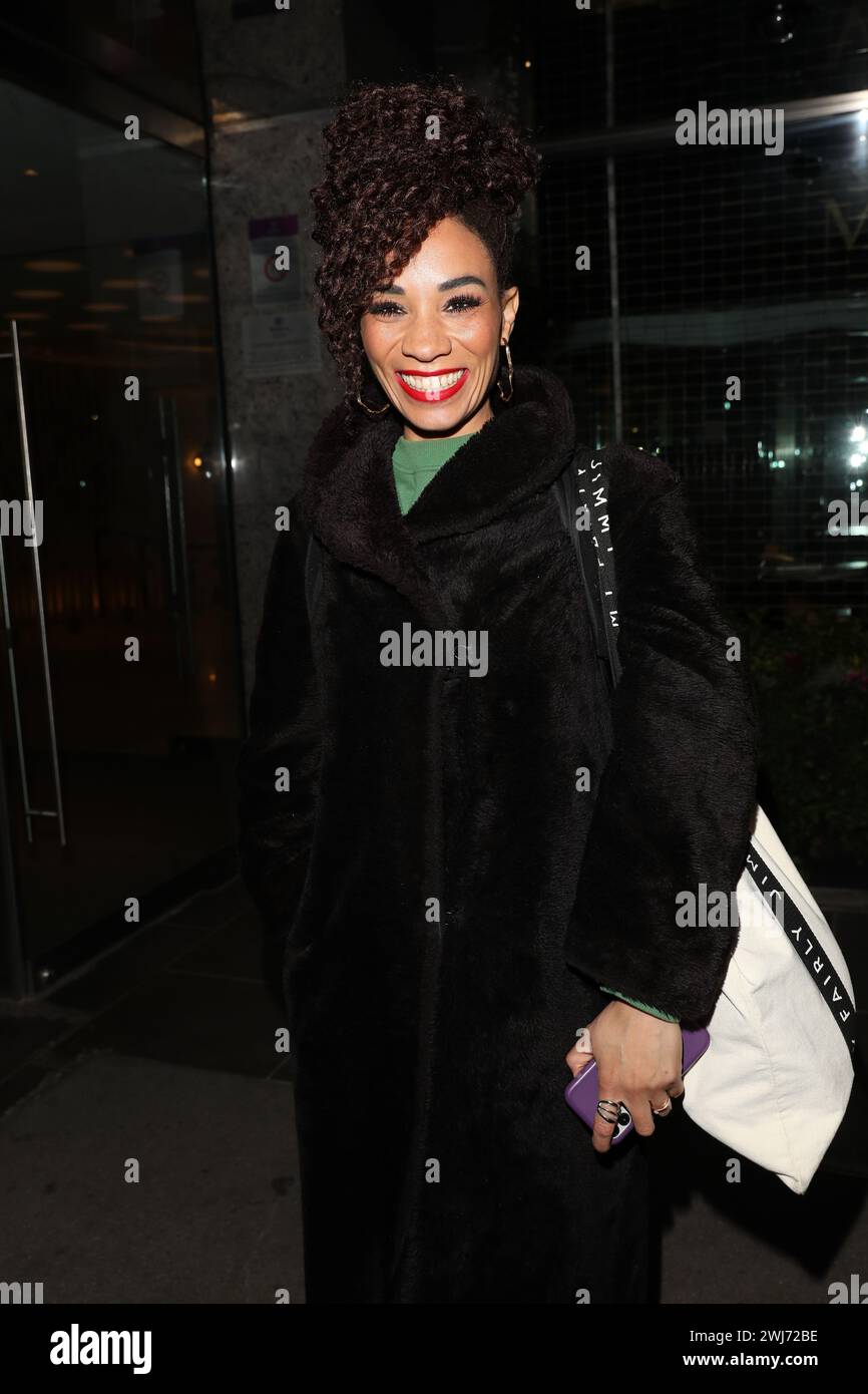 Michelle Ackerley attends TV Choice Awards at London Hilton Hotel. NO ...