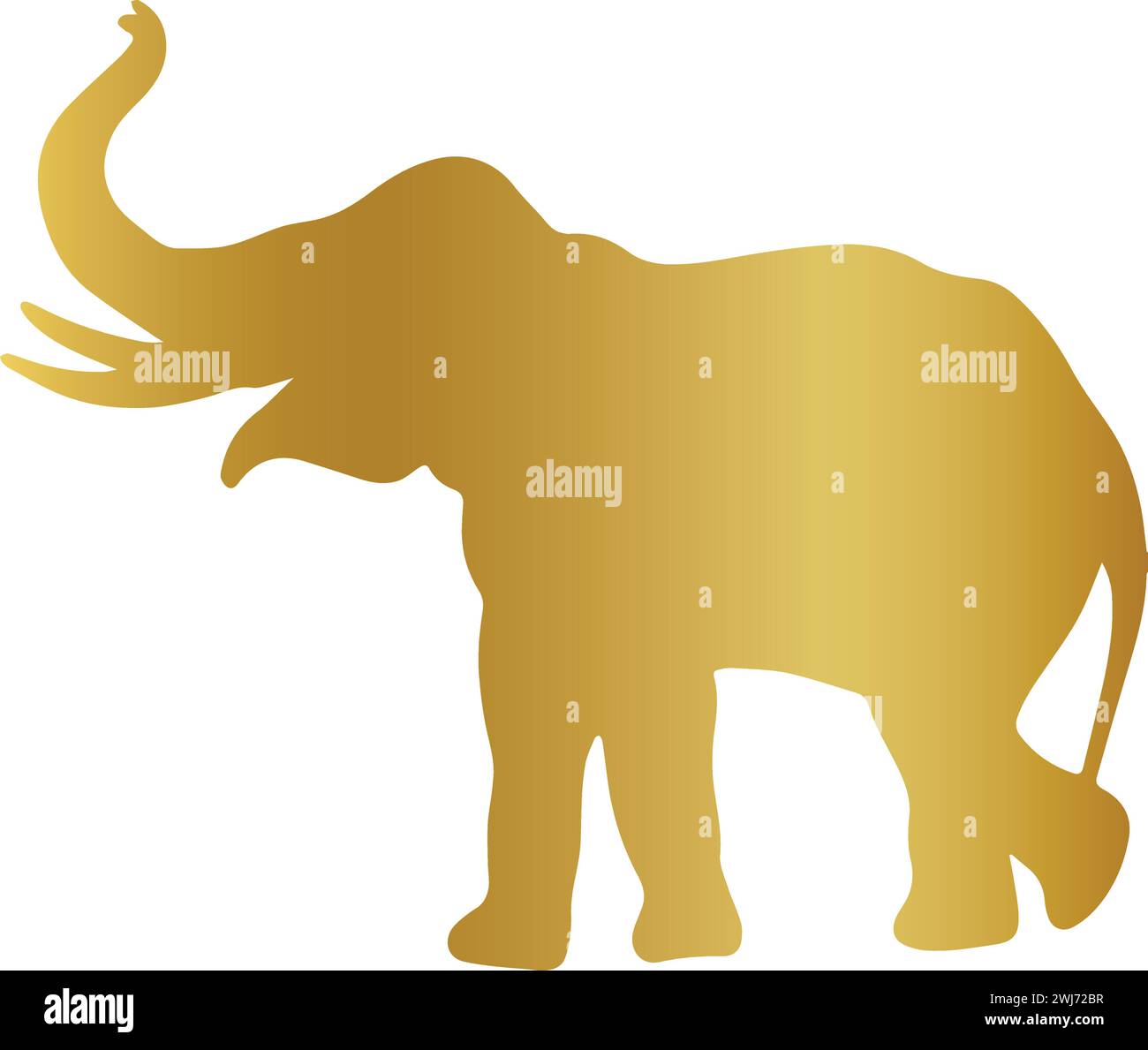 Gold elephant hi-res stock photography and images - Alamy