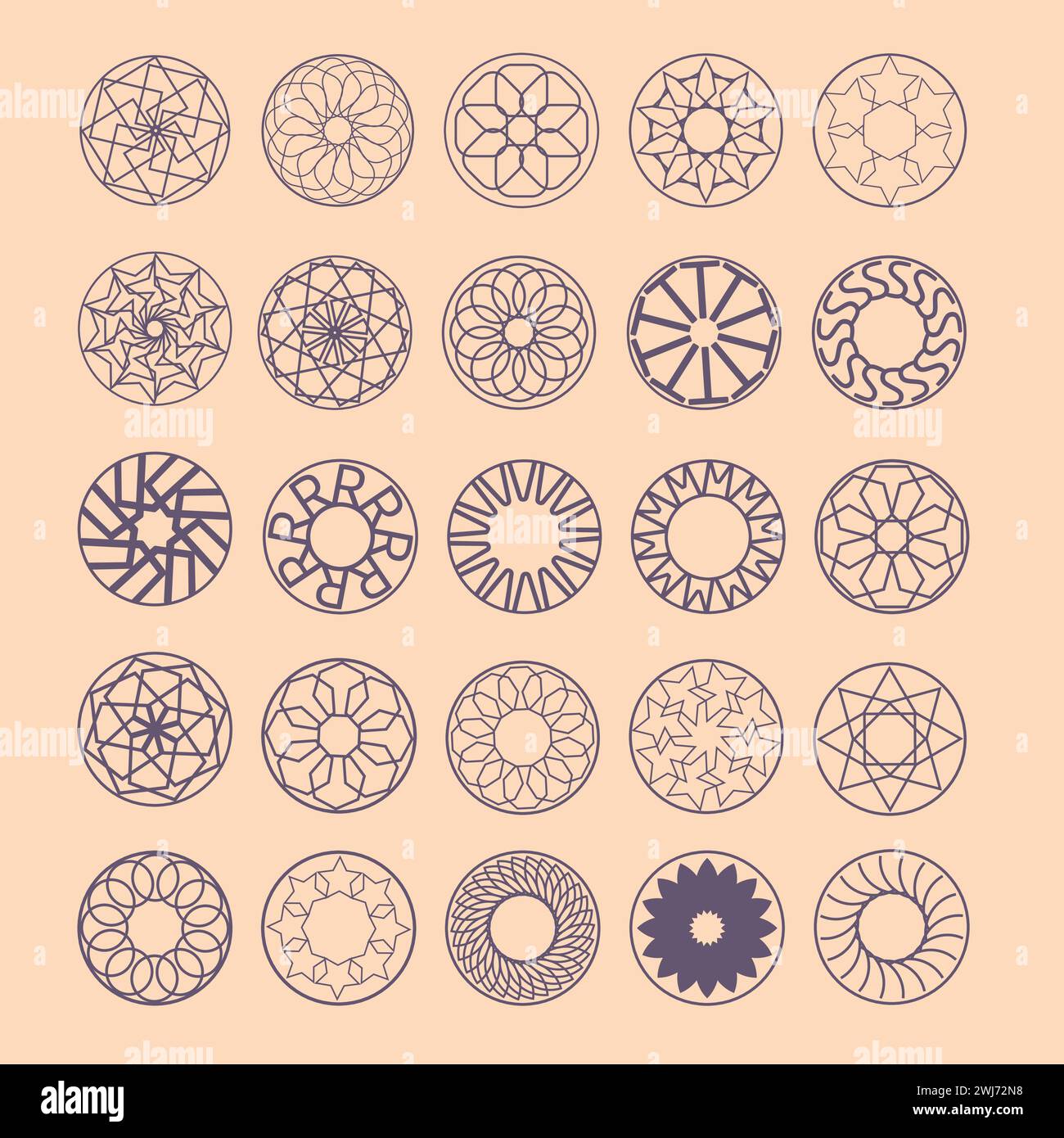 seamless background with circles, circles material Stock Vector Image ...