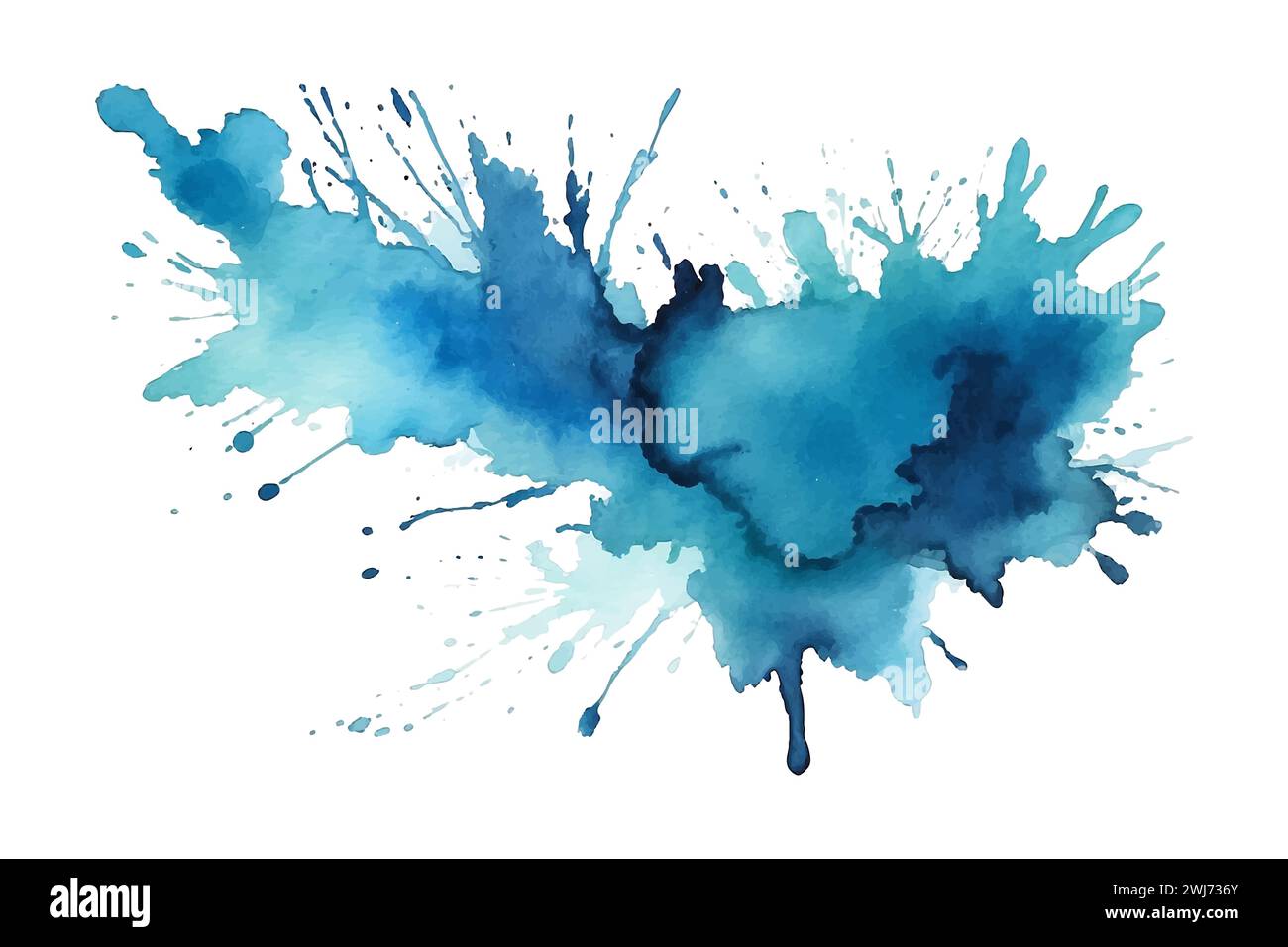 Blue color blob hi-res stock photography and images - Alamy