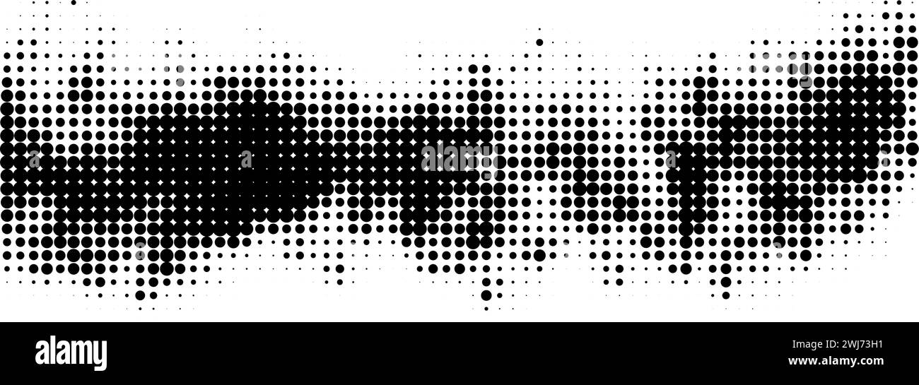 black and white halftone pattern. abstract halftone dotted background ...