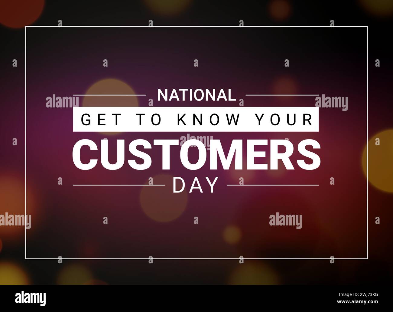 Know your customer day design business background. Know customer people banner concept template ...